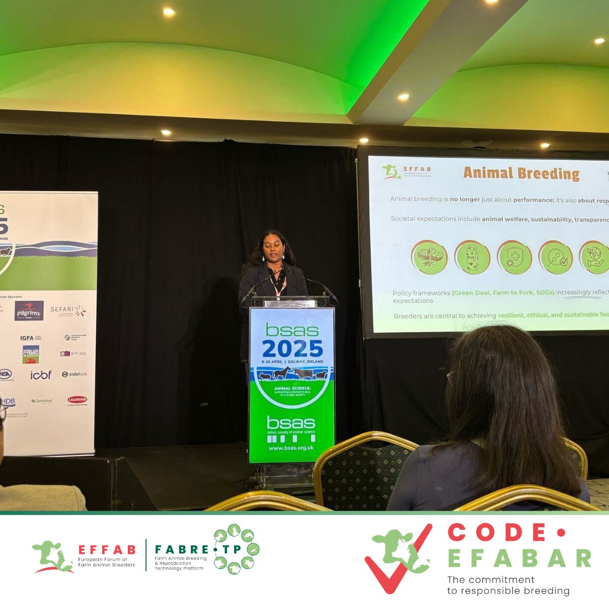 Code EFABAR presented at the BSAS - British Society of Animal Science Conference - EFFAB